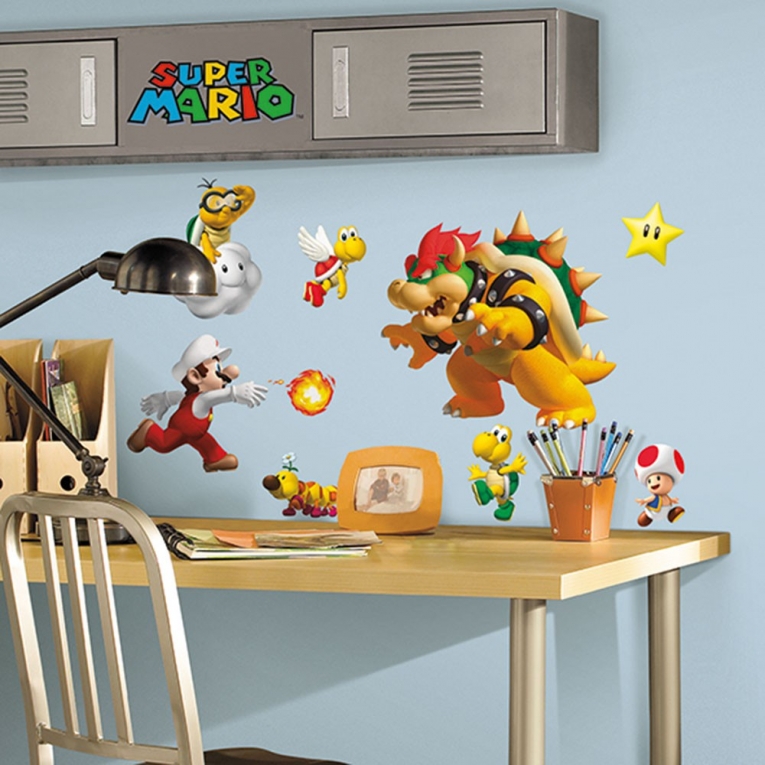 Super Mario stickerset - Muurstickers - Super Mario en Sonic shop